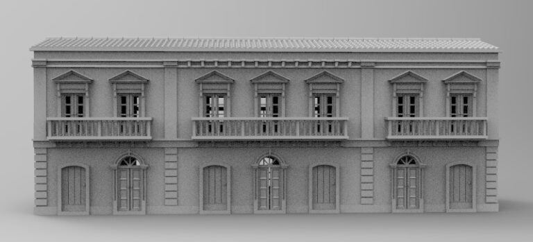 2 Story Apartment Block - WOWBuildings