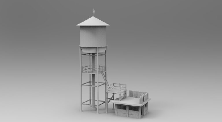 Water Tower Hut - WOWBuildings